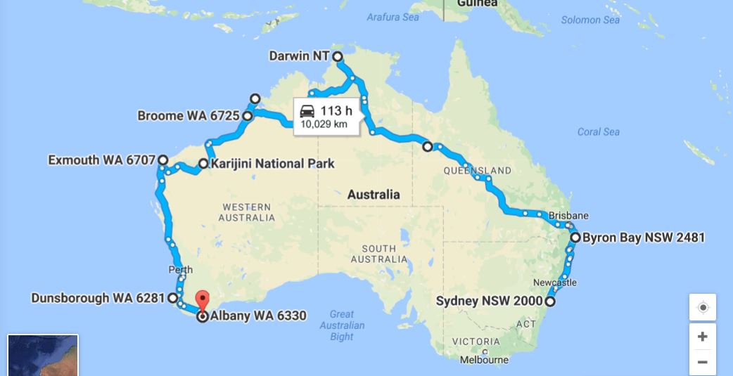 Sydney to Perth – Wundercliffe